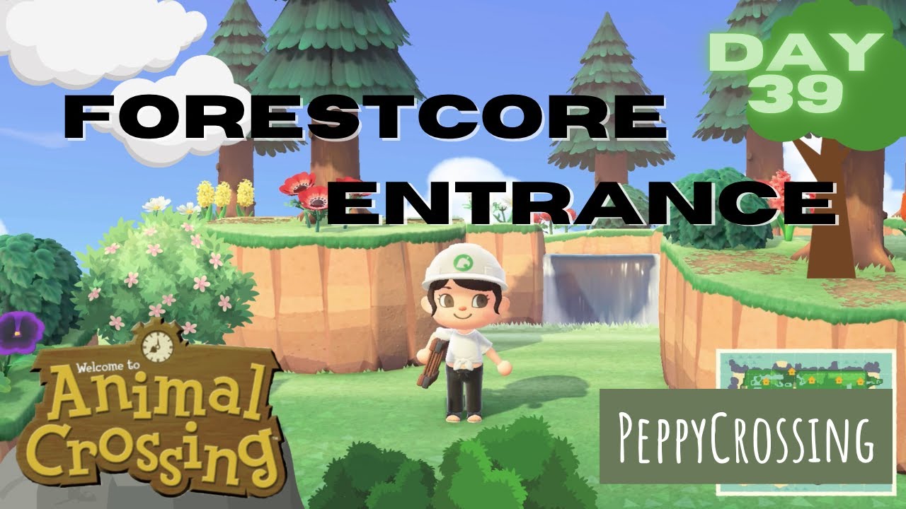 Forestcore Entrance | Let's Play Animal Crossing | Forestcore Island ...