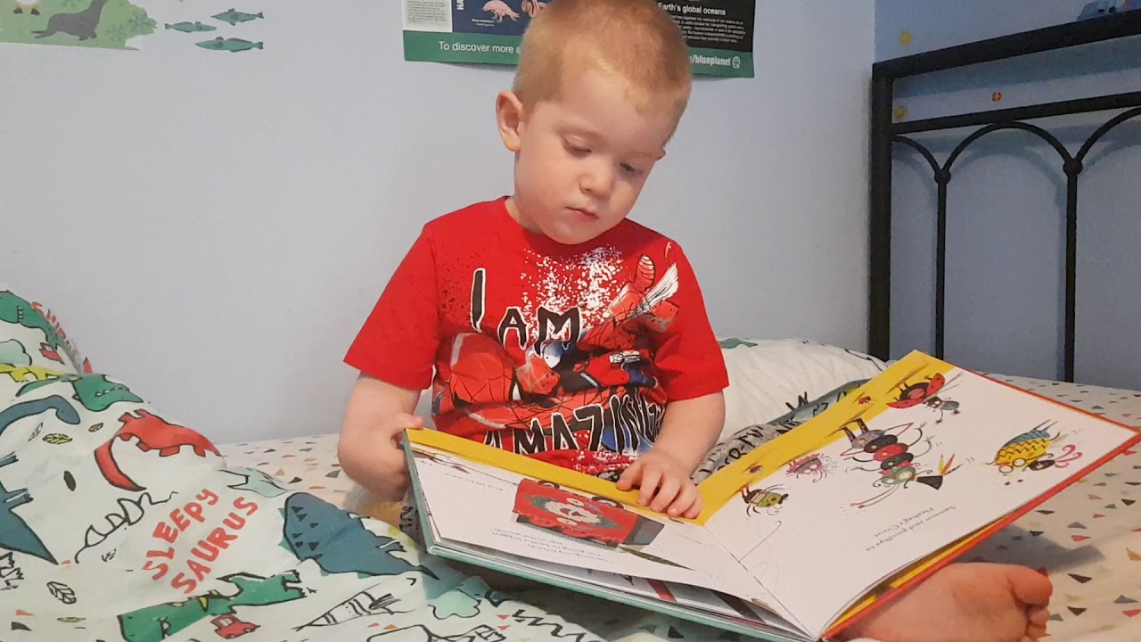 T reads Samson the Mighty Flea by Angela McAllister and Nathan Reed ...