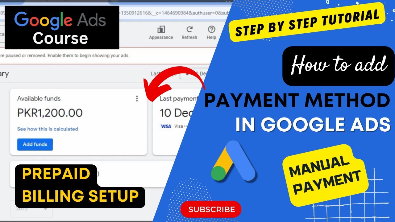 How to Add Payment Method in Google Ads | Google Ads Course (2024) # ...
