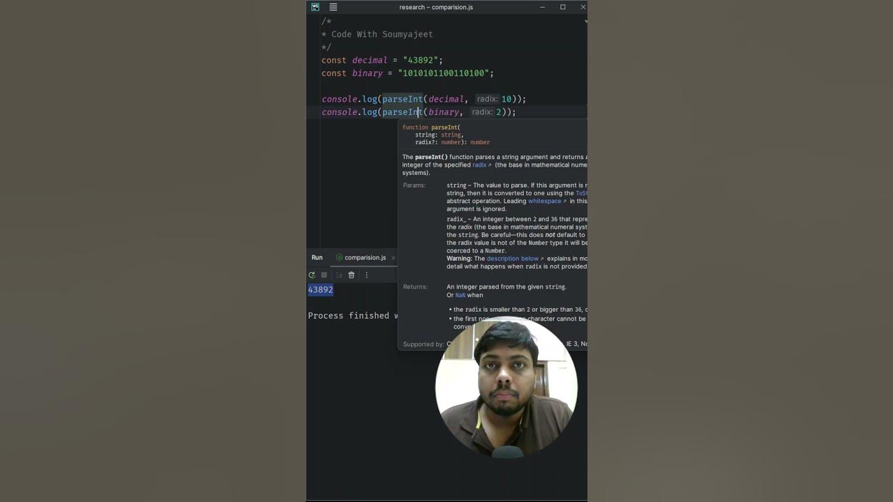 Parseint Trick You Did Not Know About Interview Coding Javascriptinterview