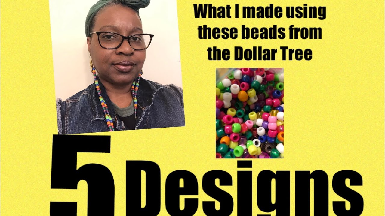 What I Made Using Dollar Tree Beads Youtube