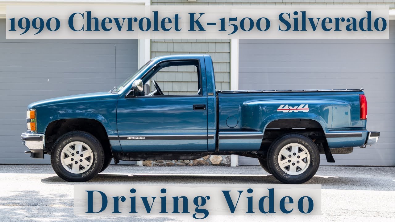 1990 Chevrolet K-1500 Silverado Stepside – Driving Video | 5-Speed ...