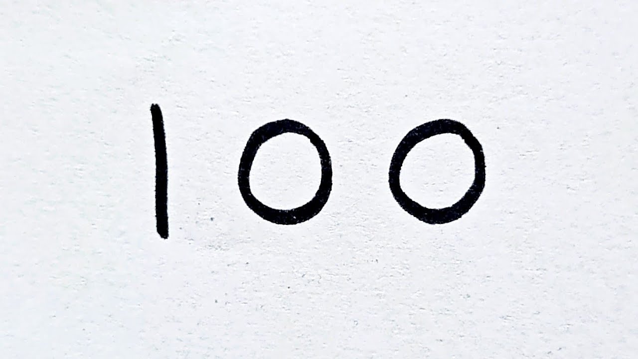 How to Draw car with number 100| Drawing Car | Car drawing from number ...