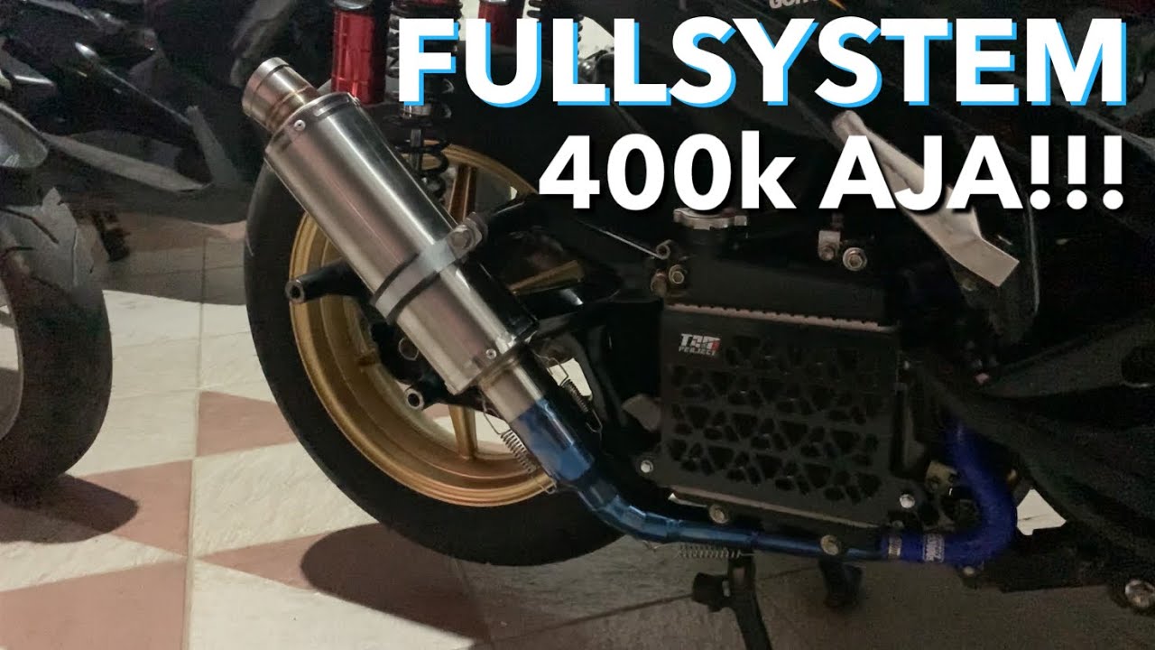 GANTI KNALPOT CUSTOM + HEADER BLUE - Project Aerox Ep. 7 - YouTube