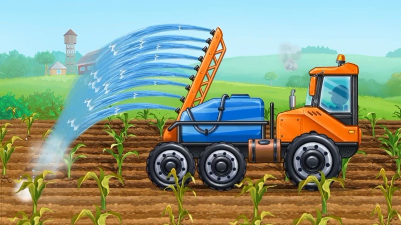 cartoon farming 🧺 working video - YouTube