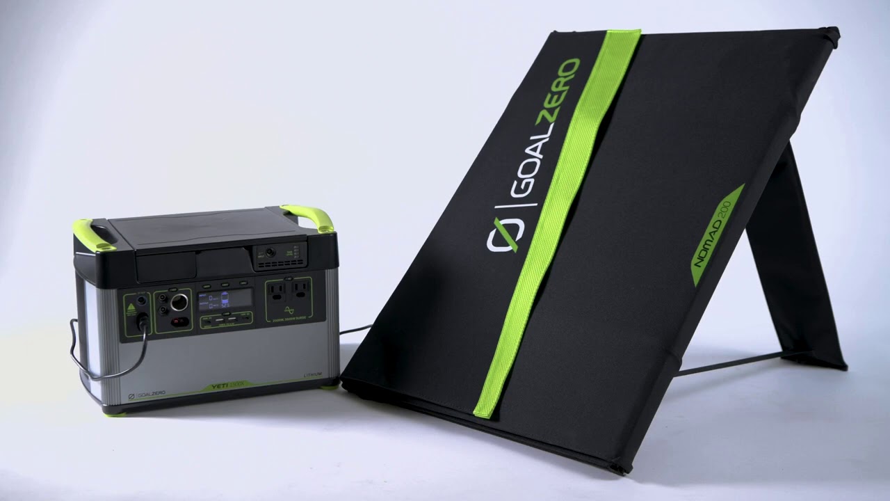 Goal Zero Nomad Portable Solar Panels - YouTube