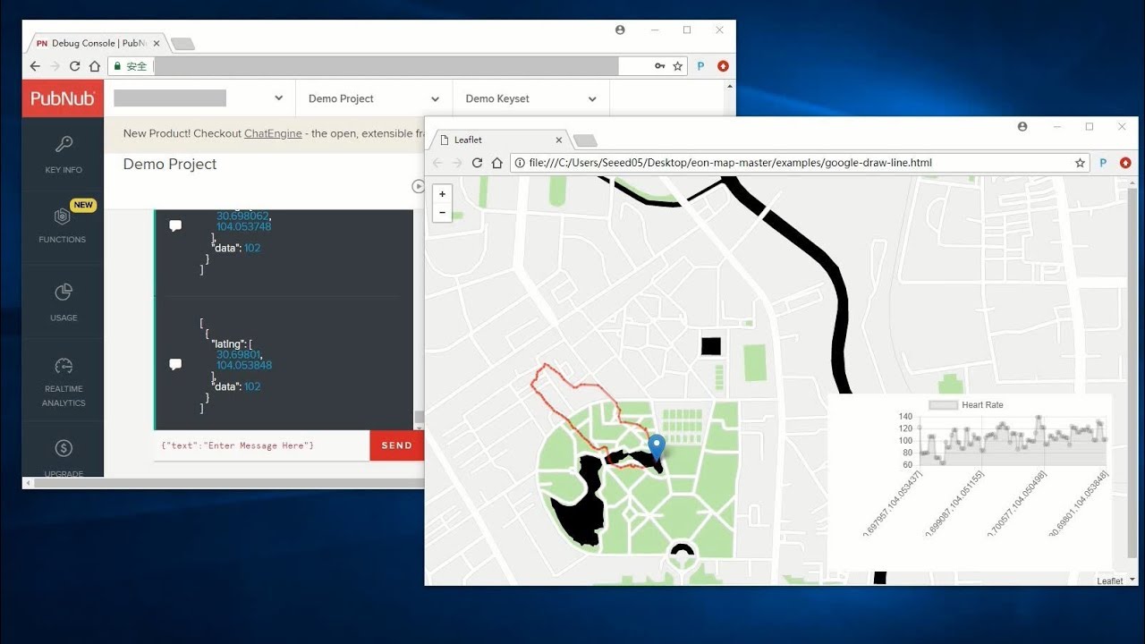 Transportation data visualization with Google Map - YouTube