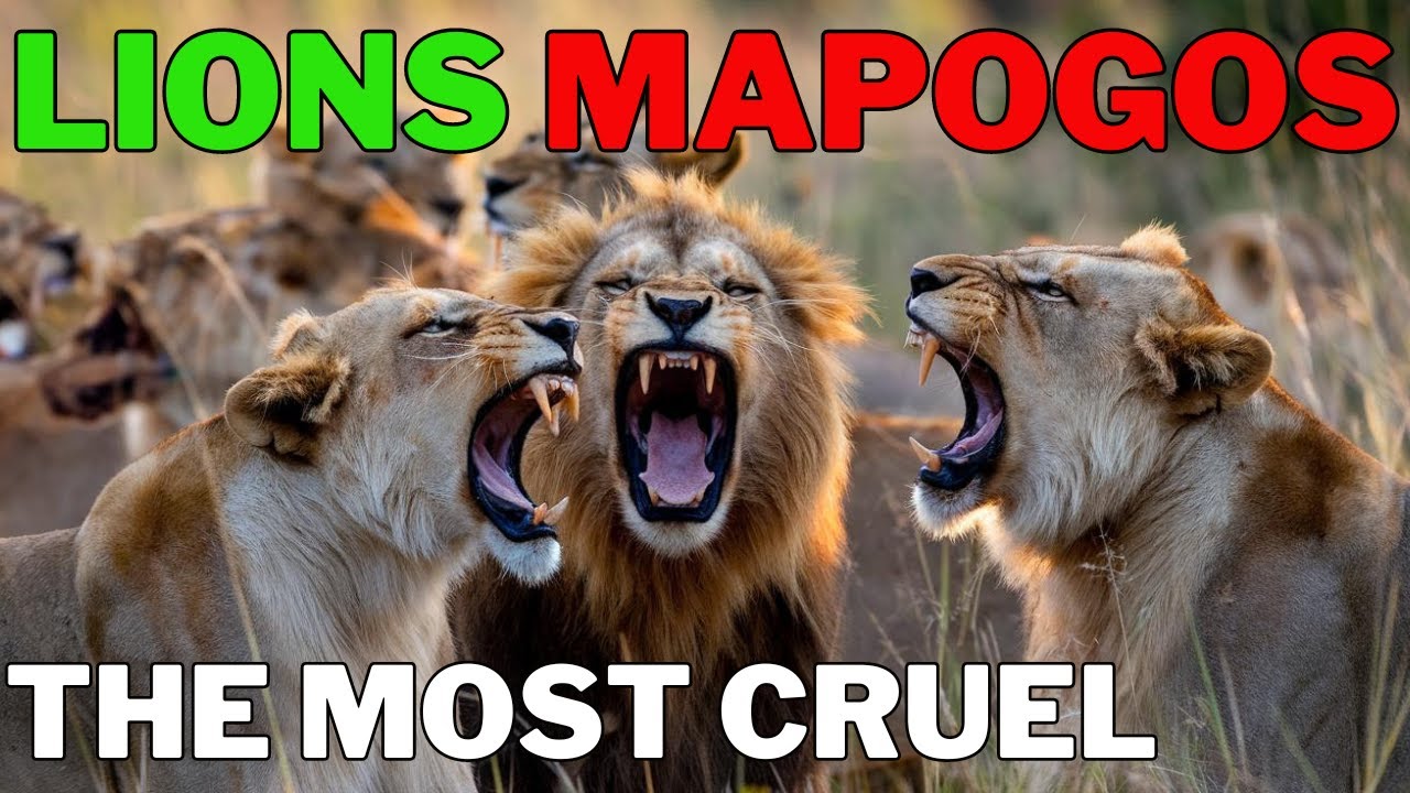 MAPOGOS LIONS THE MOST CRUEL LIONS IN HISTORY - YouTube