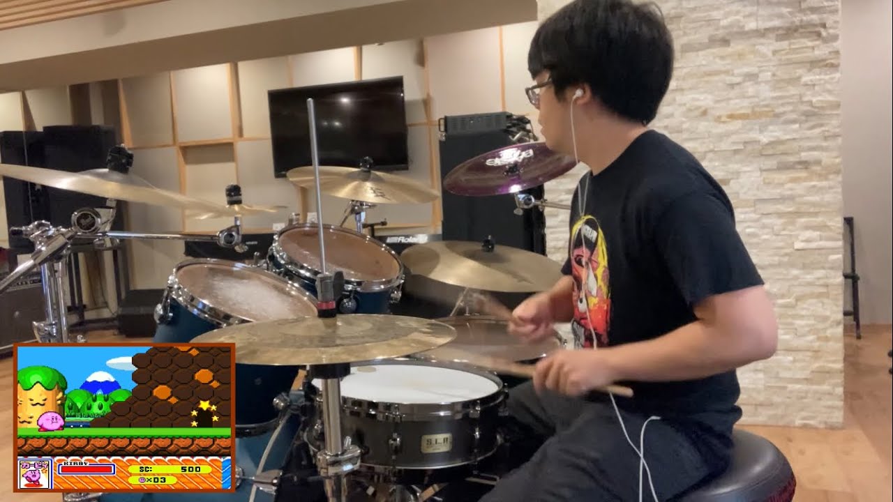 Cocoa Cave from Kirby Super Star (Drums cover) - YouTube