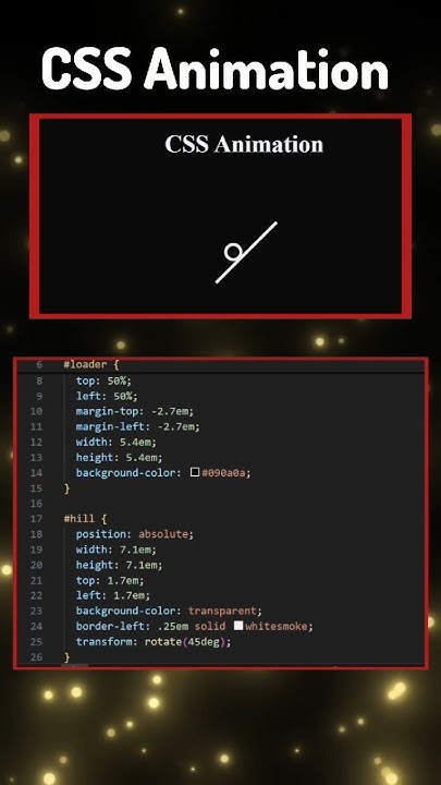 CSS animation || loader using CSS and HTML #htmltutorial #css3 #cssanimation - YouTube