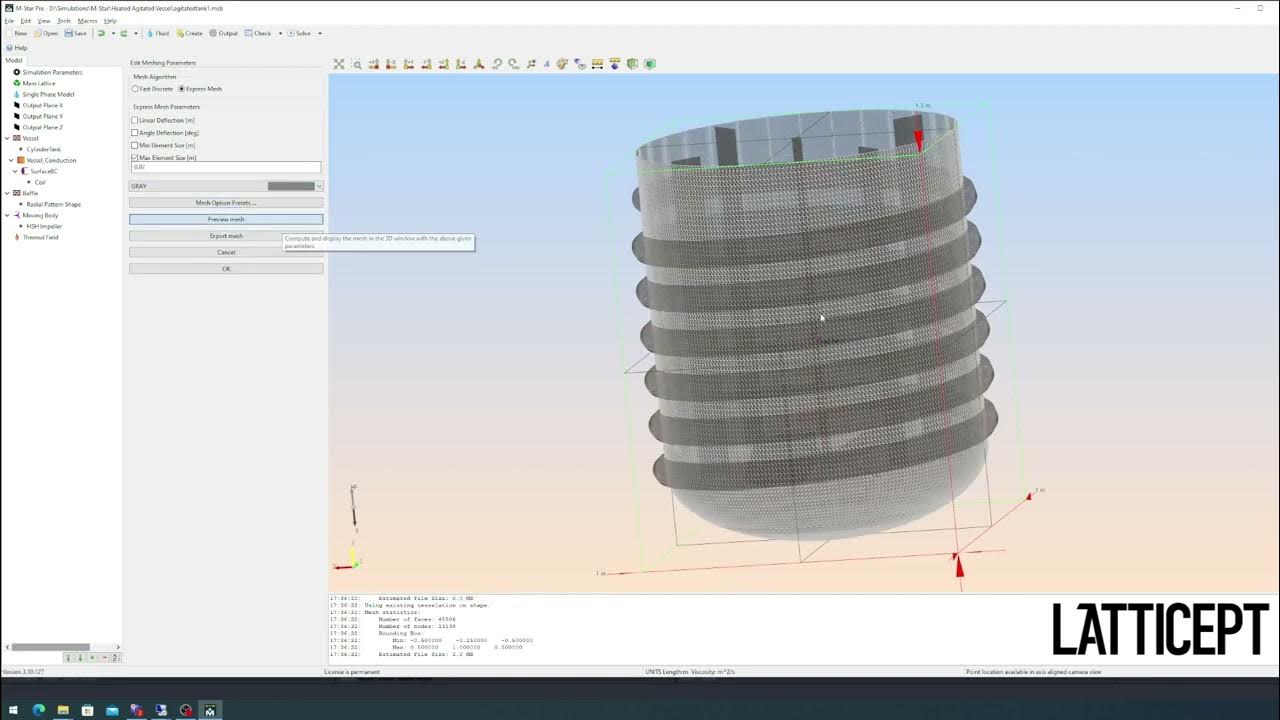 Simulating Transient Conjugate Heat Transfer in an Agitated Vessel Using M STAR CFD - YouTube