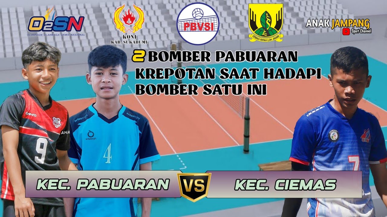 O2SN CABOR VOLI MINI PUTRA SE KAB SUKABUMI 2023 !! KEC PABUARAN VS KEC CICURUG - YouTube