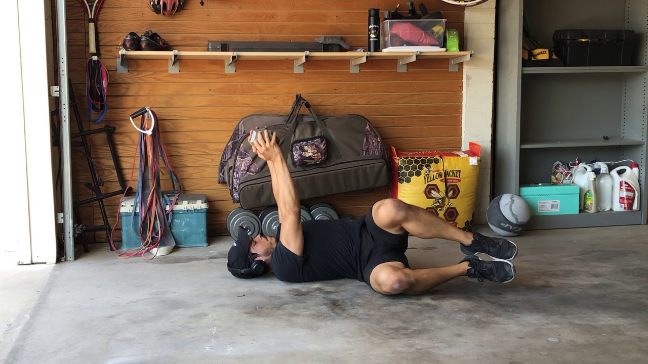 Supine Trunk Rotations w/ Proximal Stabilization - YouTube