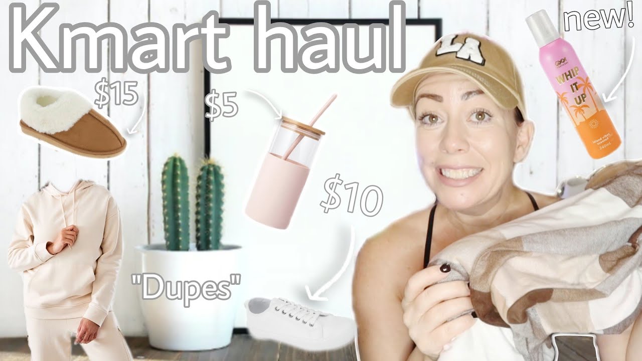 MASSIVE KMART HAUL! (CLOTHING, BEAUTY & KITCHEN WARE) cheap dupes ...