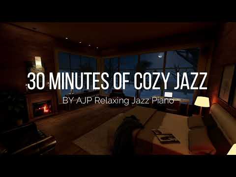 30 min of Smooth Jazz Piano Music in a Cozy Bedroom for Relaxing , Study, take a break