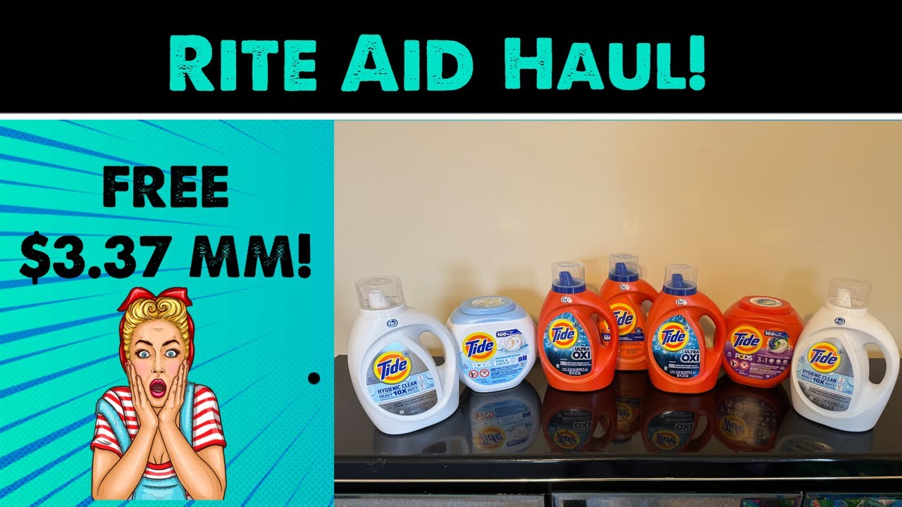 Last Minute Rite Aid Haul! FREE & $3.37 MM! Submitting for P&G $20 gift ...