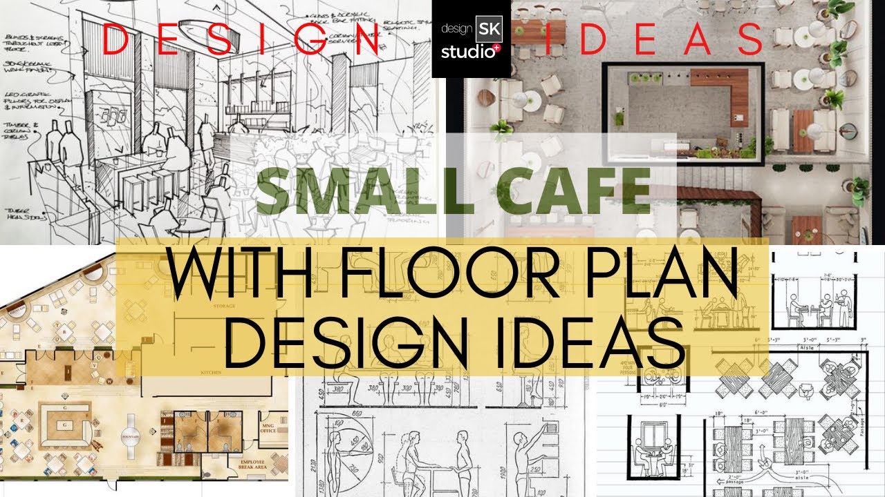Small Café with Floor Plan Design Ideas - YouTube