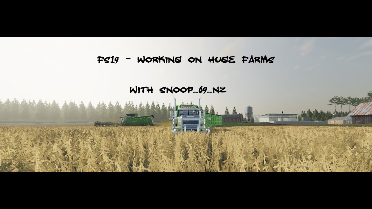 BAILING HUGE FIELDS AND TREE CUTTING - FS19 - PC - NO MANS LAND - YouTube