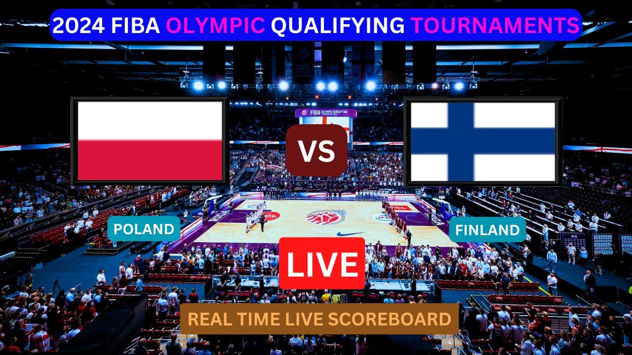 POLAND vs FINLAND Live Score Update | Today Basketball 2024 FIBA Men's ...
