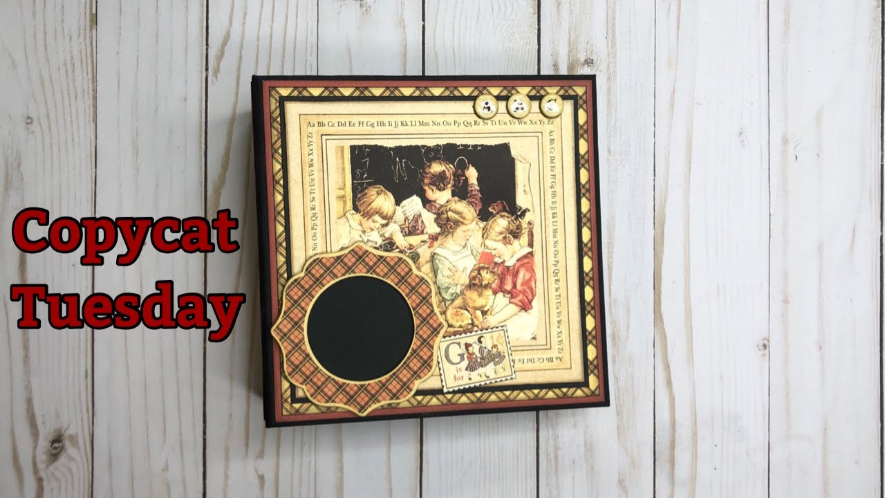 Copycat Tuesday-Mini album using Graphic 45 ABC Primer - YouTube