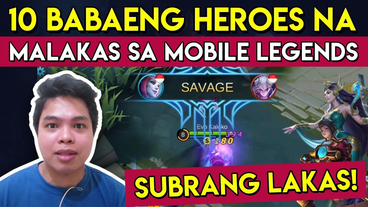 10 Babaeng Heroes na Malakas sa Mobile Legends - YouTube