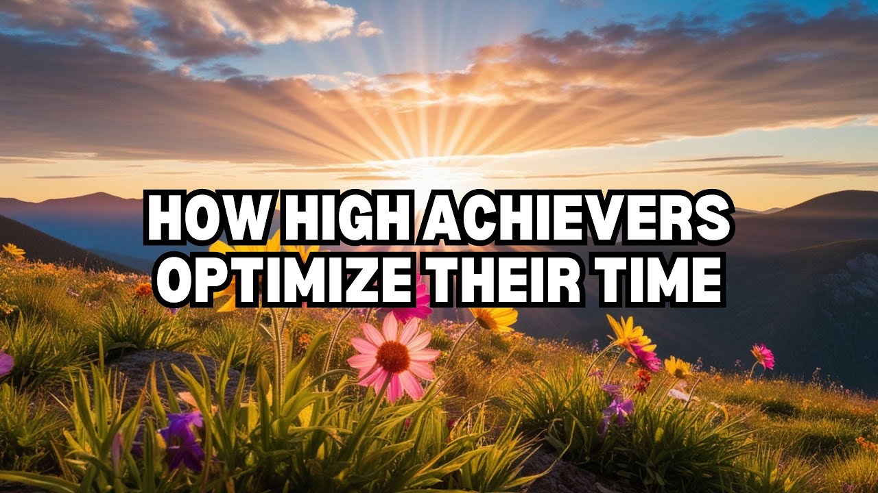 How High Achievers Optimize Their Time - YouTube