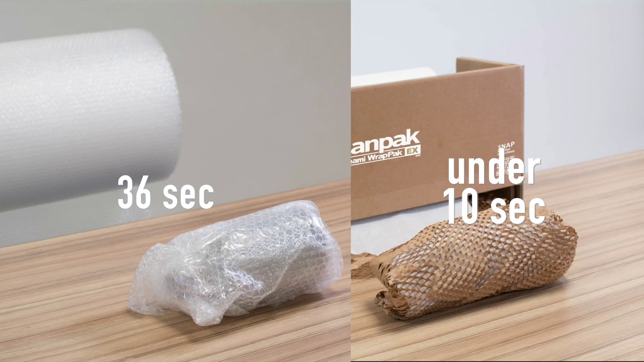 Geami Greenwrap WrapPak EX MIni - Gift Packaging - YouTube