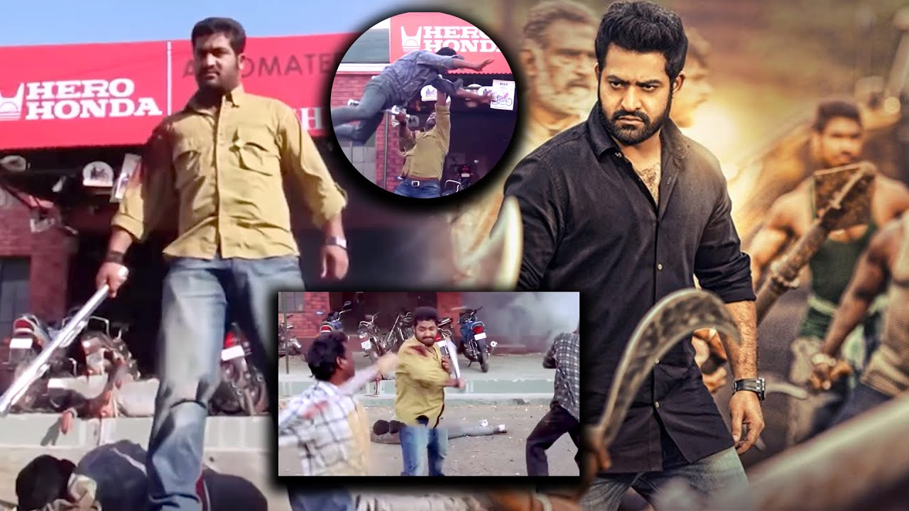 Ashok Movie Jr Ntr Latest Mass Action Scenes || Jr NTr Fight Scenes ...