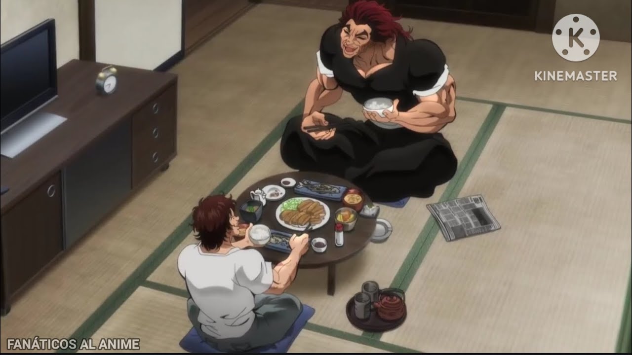 BAKI INVITA A CENAR A YUJIRO - BAKI SON OF OGRE LATINO - YouTube
