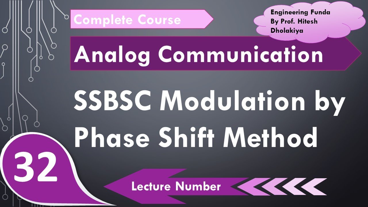 SSB-SC Generation by Phase Shift Method (Basics, Working, Circuit ...