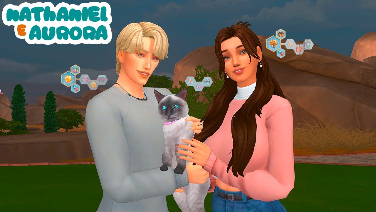 Nathaniel e Aurora (Amor Doce) 🧁 | Com CP | The Sims 4 | Create a Sim ...