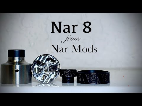 Nar 8 RDA From Nar Mods FULL Build N Wick Tutorial 💥