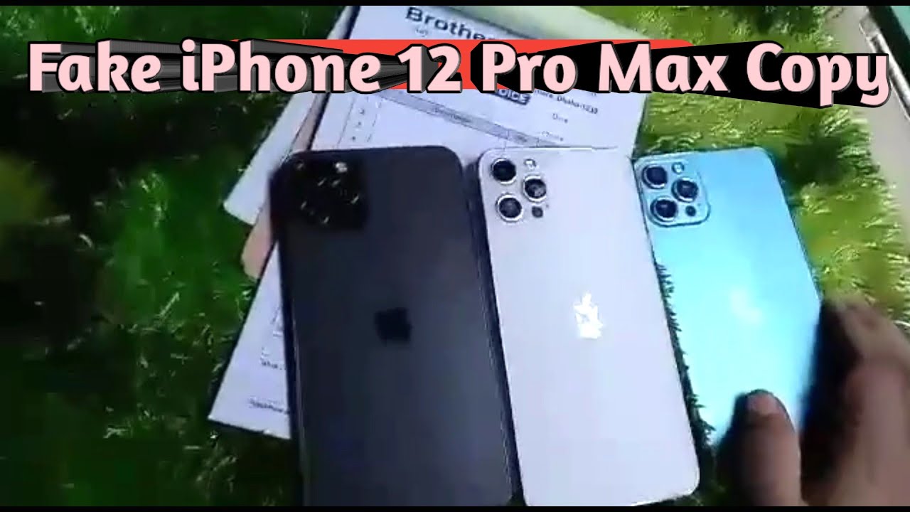 Fake iPhone 12 Pro Max High Super Master Copy Bangla Review - YouTube