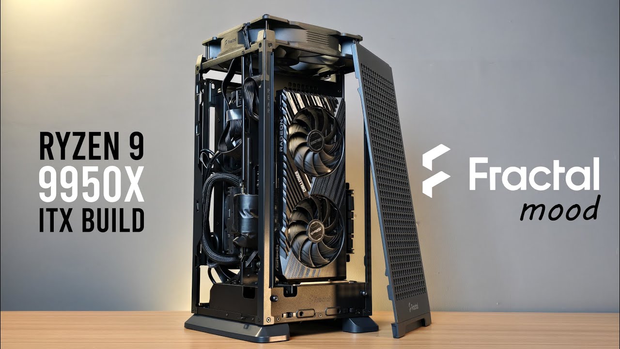 MINI ITX BEAST ! Ryzen 9 9950X mini ITX build | Fractal Mood - YouTube