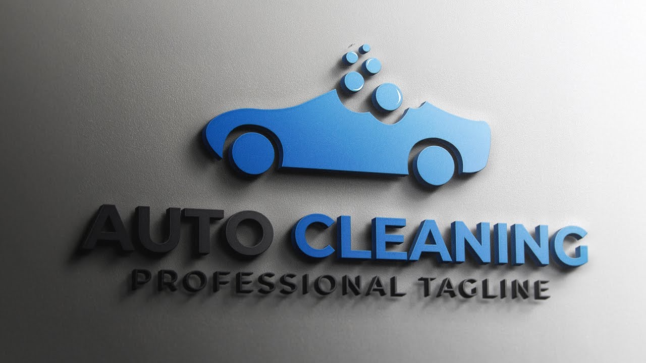 Car Cleaning Logo Design in Adobe Illustrator - YouTube