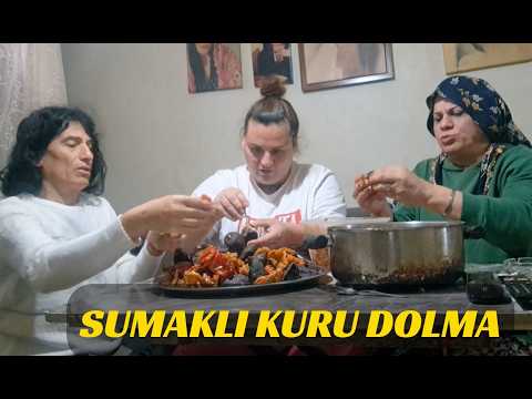 SUMAK SUYUNDA KURU BİBER PATLICAN DOLMASI