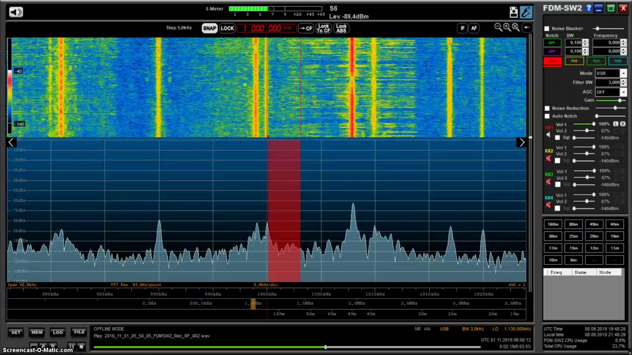 MW DX: WMVP Chicago 1000 kHz received in Germany - YouTube
