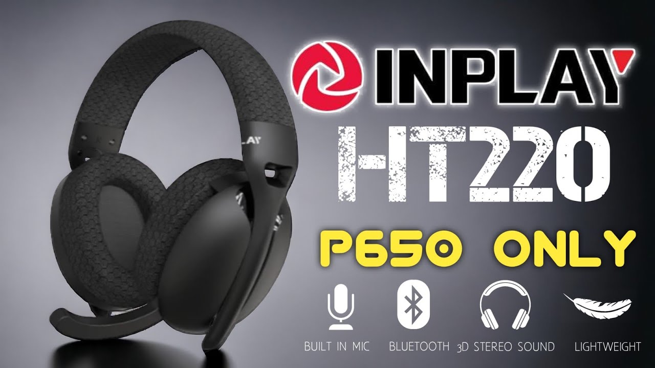 Inplay HT220 Budget Wireless Headset Review! (2024) - YouTube