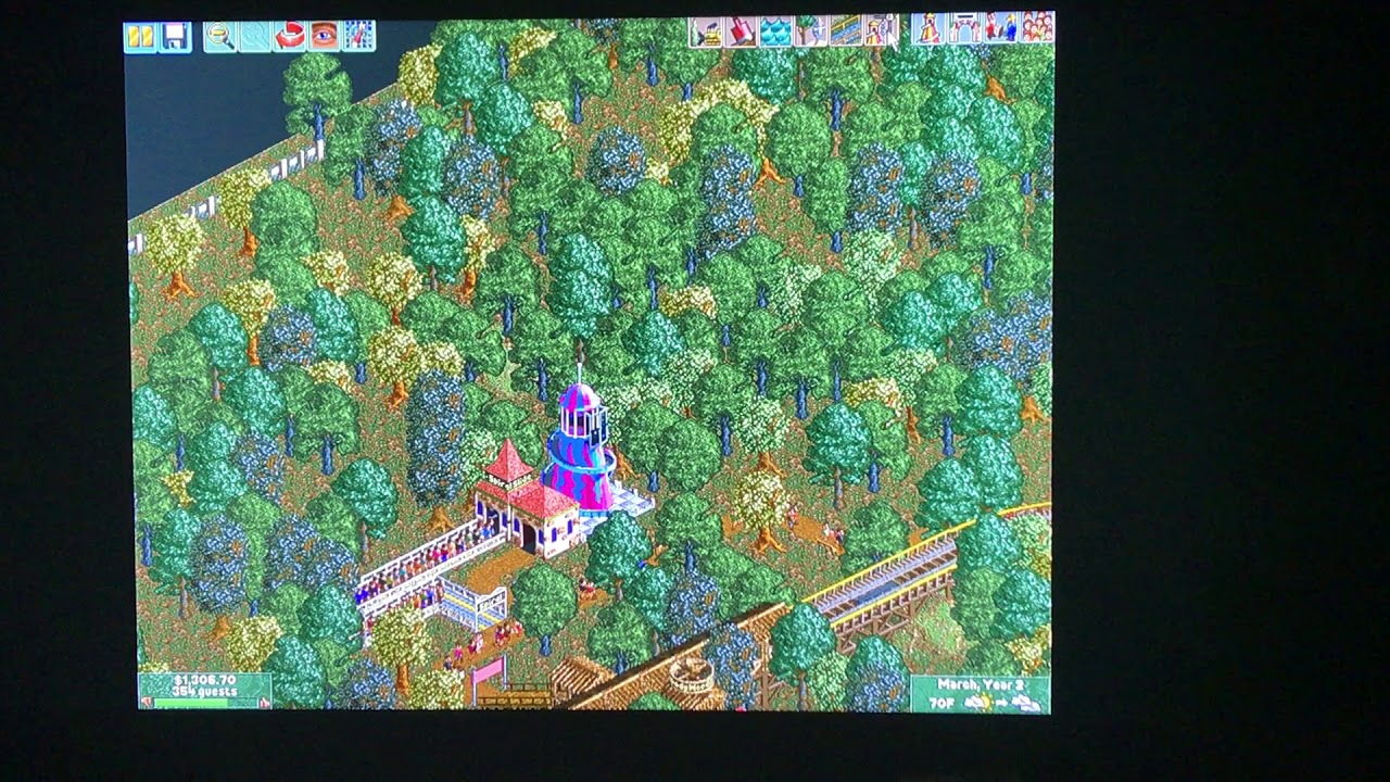 Roller Coaster Tycoon 2 - Fungus Woods Part 4: Building A Mini Golf ...