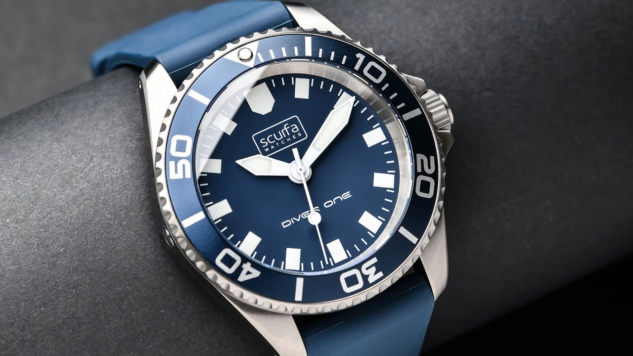 Scurfa Watches Diver One D1 500 ND Titanium Blue 2024 - YouTube