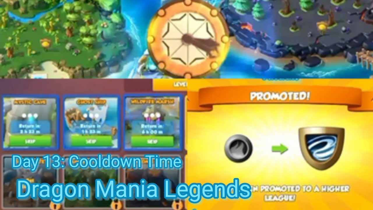 Gameplay Dragon Mania Legends (Day 13: Cooldown Time) - YouTube
