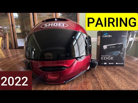 Packtalk Edge Installation Shoei Neotec 2 Helmet | How to Pair - YouTube