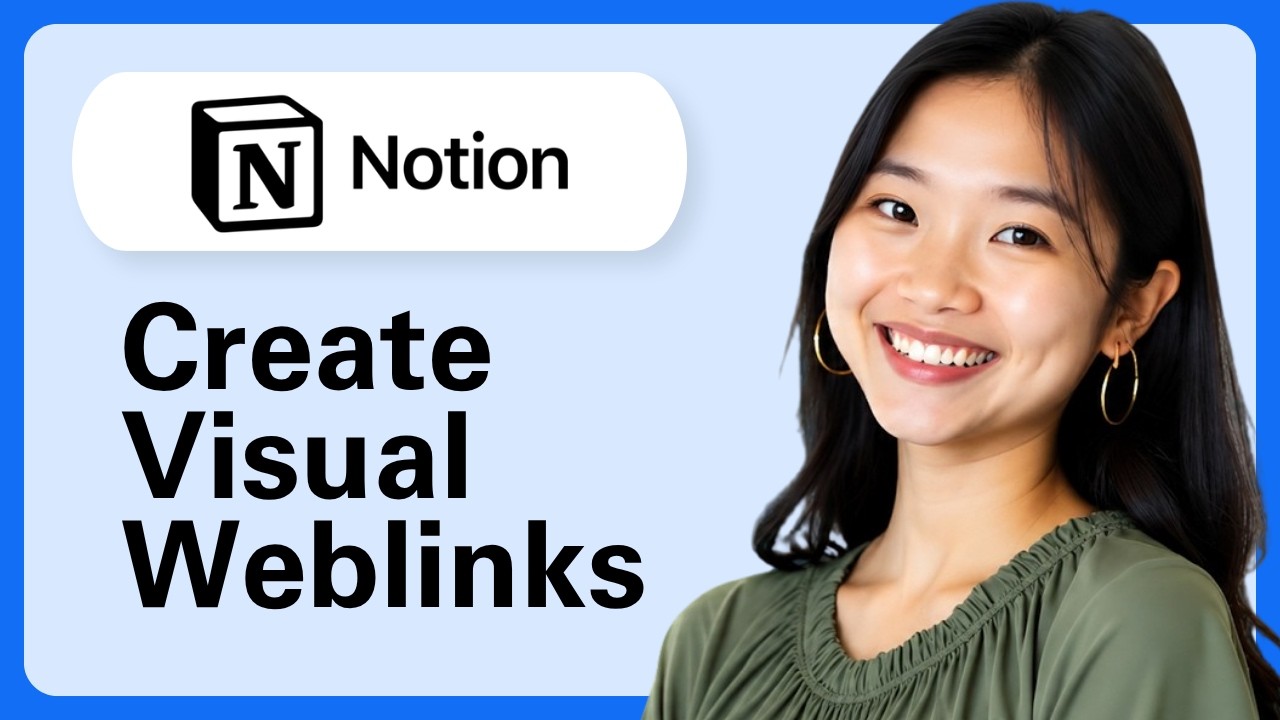 How To Create Visual Weblinks As Bookmarks In Notion - YouTube
