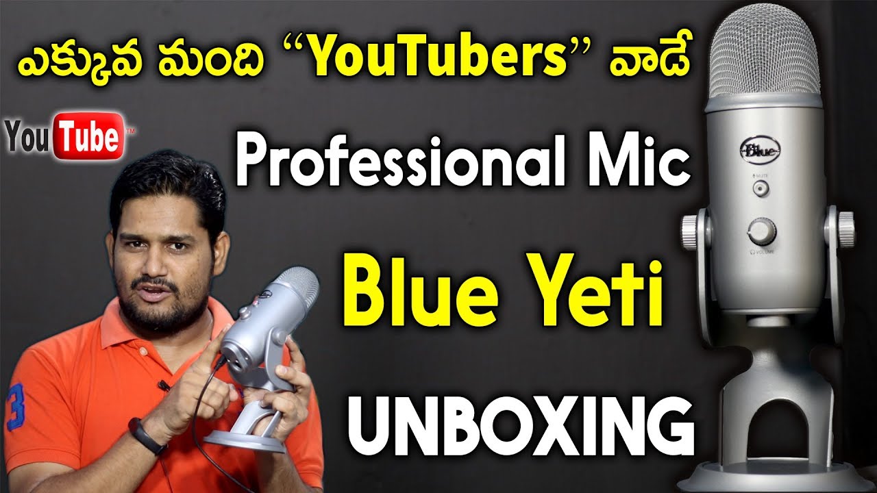 Blue Yeti Professional Mic Unboxing and Setup || TechFacts - YouTube