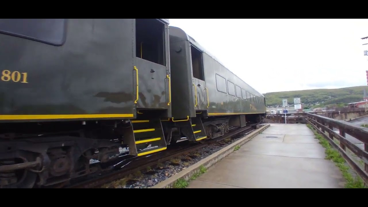 the 9th chase of the western Maryland steam engine 1309 in Cumberland ...