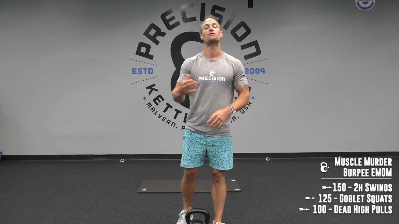 On Demand Kettlebell Muscle Murder Burpee EMOM Workout Demo 18.6 ...