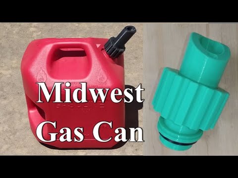 Midwest Gas Can - New & Improved Pour Spout - YouTube