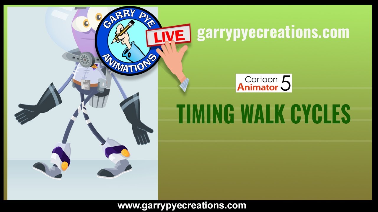 CTA - Timing Walk Cycles - How To by Garry Pye - YouTube
