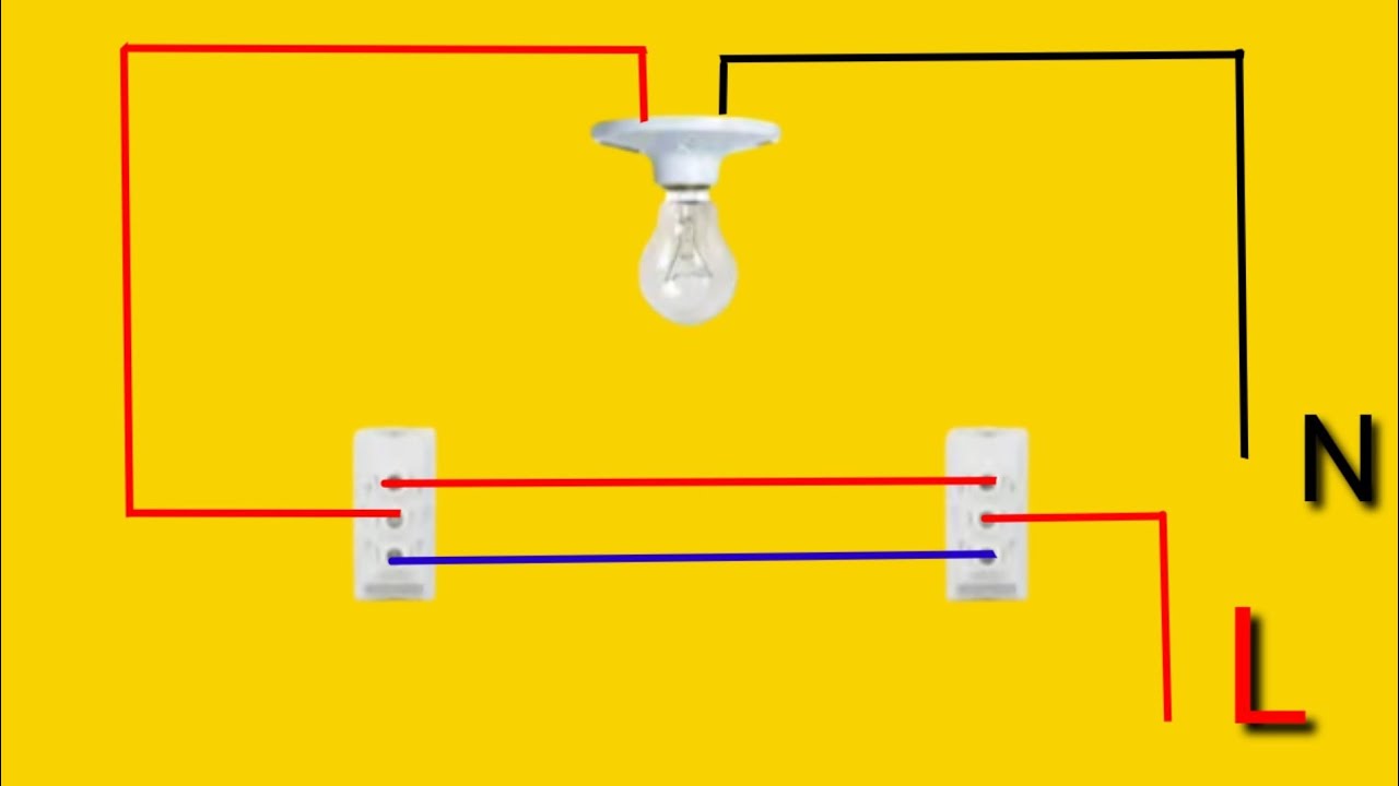 staircase wiring diagram ||staircase wiring using two way switch ||sidi ...