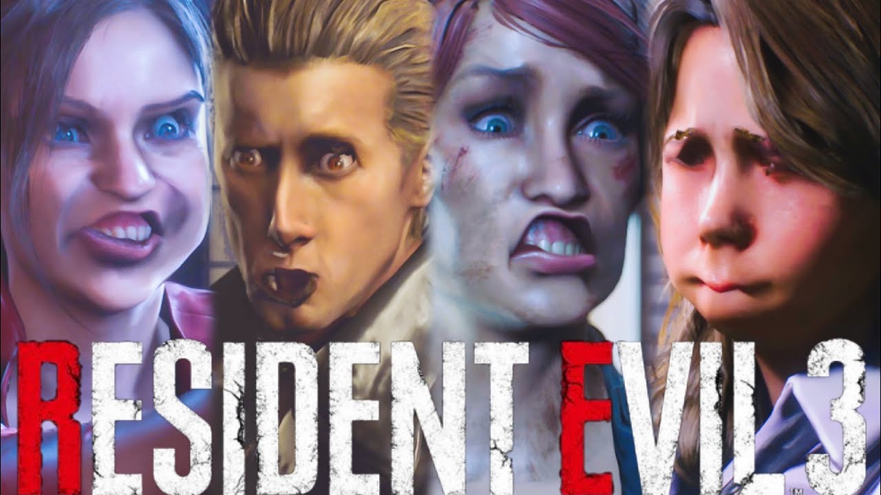 Resident Evil 3 Remake - Facial Animation Girls & Boys Mod Part.2 - YouTube